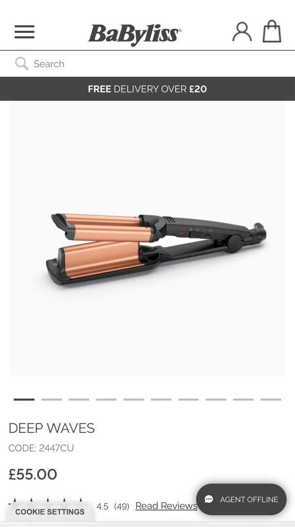 Babyliss Deep Waves Hair Styler (Used Once), Beauty & Personal Care ...