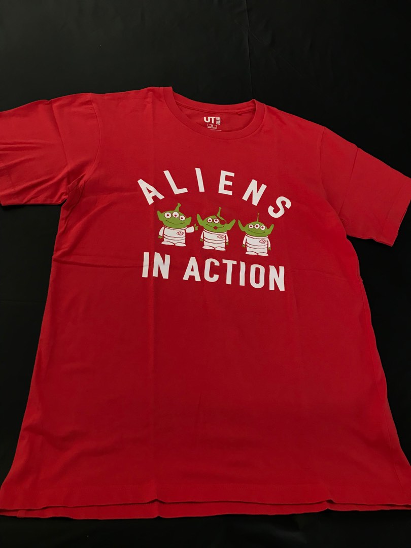 Baju kaos Uniqlo x disney Pixar Aliens on Carousell Baju kaos Uniqlo x disney Pixar Aliens on Carousell