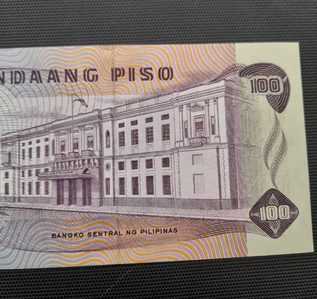BANKNOTE: 100-PISO BANKNOTE "ANG BAGONG LIPUNAN SERIES" UNC CONDITION ...