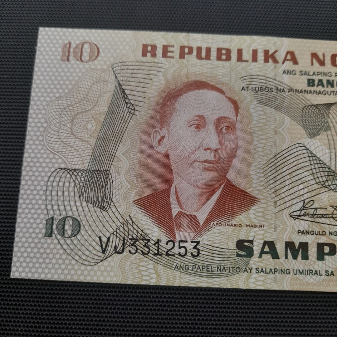 BANKNOTE: TEN 10-PISO BANKNOTE (UNCIRCULATED/CRISP -UNC) "Ang Bagong Lipunan Series" - (10ABL ...