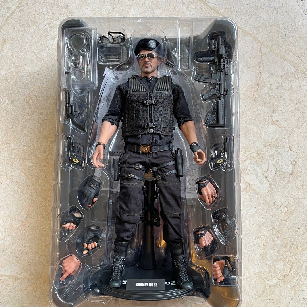 Barney Ross Expendables 2 Hot Toys mms194, Hobbies & Toys, Toys & Games ...