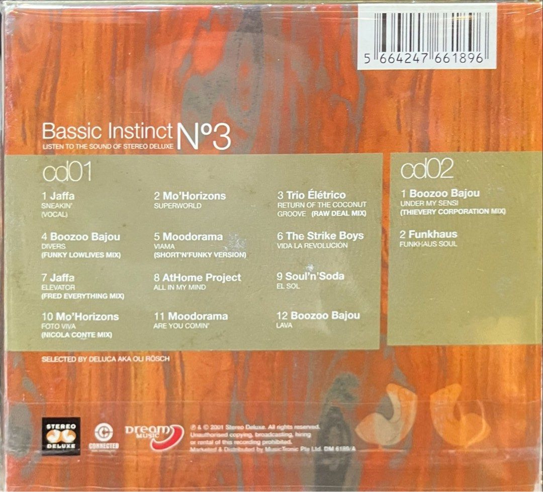 Bassic Instinct No. 3 - 2CD, Hobbies & Toys, Music & Media, CDs & DVDs ...