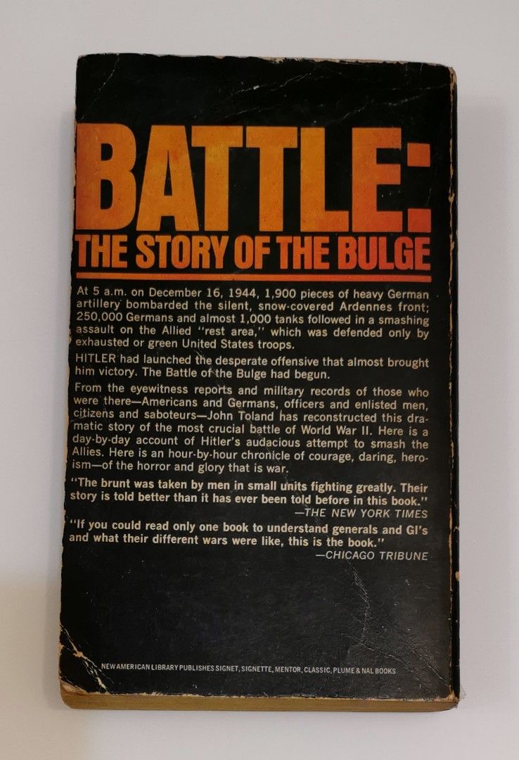BATTLE: THE STORY OF THE BULGE, Hobbies & Toys, Books & Magazines ...