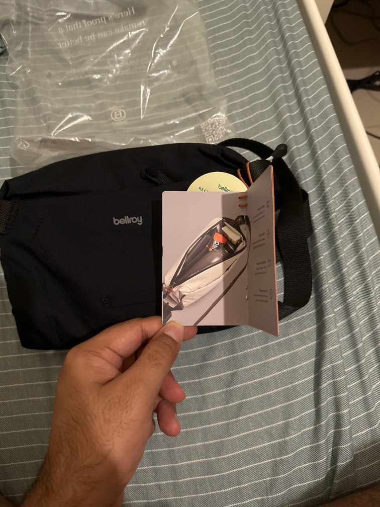 Bellroy lite mini sling 4L, Men's Fashion, Bags, Sling Bags on Carousell