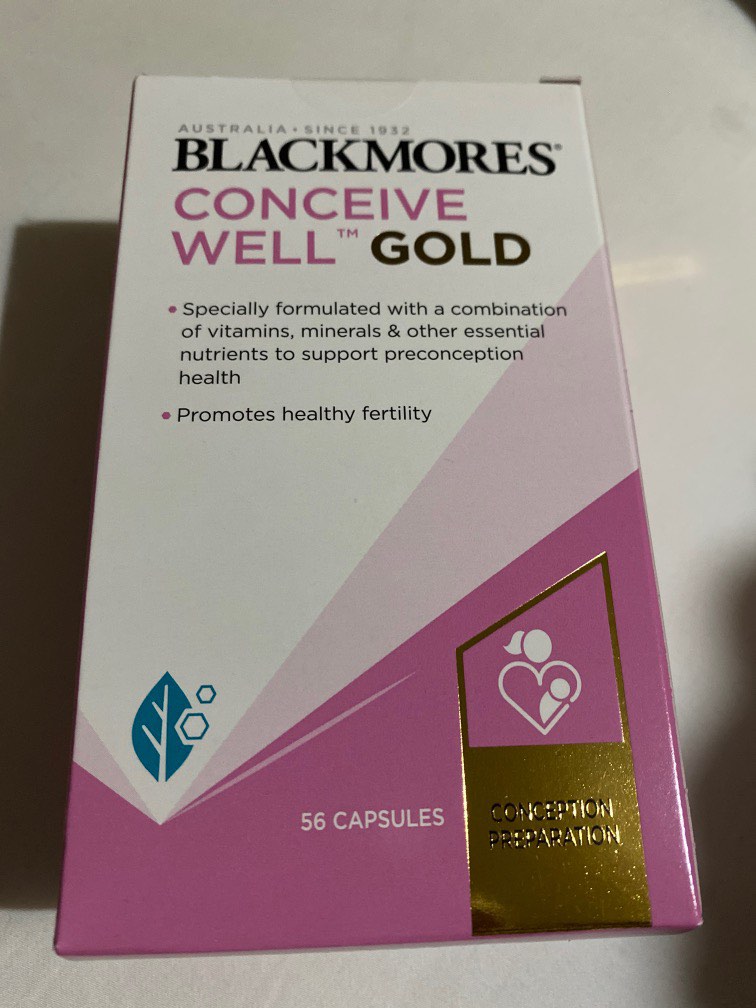 Blackmores Conceive Well GOLD, Health & Nutrition, Health Supplements ...