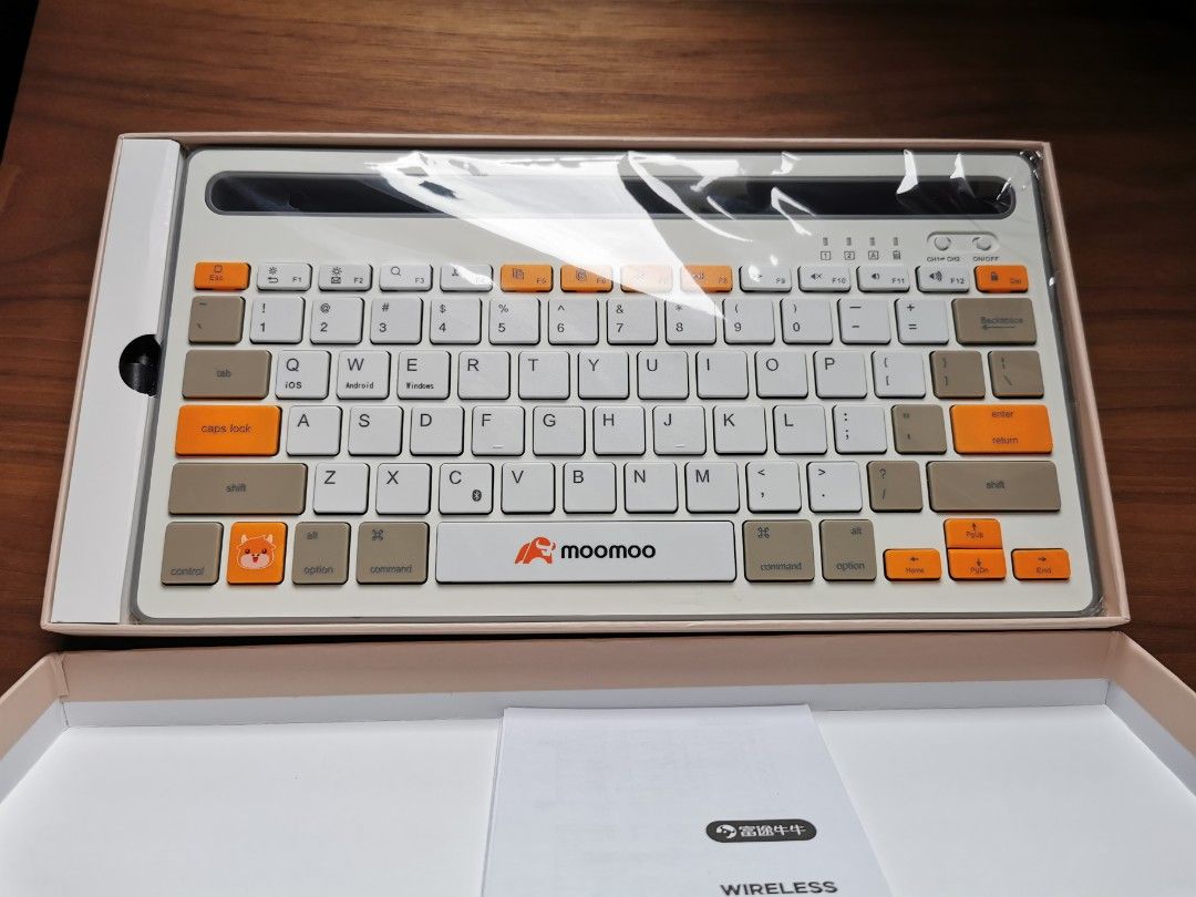 BNIB moomoo Wireless Keyboard, Computers & Tech, Parts & Accessories, Computer Keyboard on Carousell