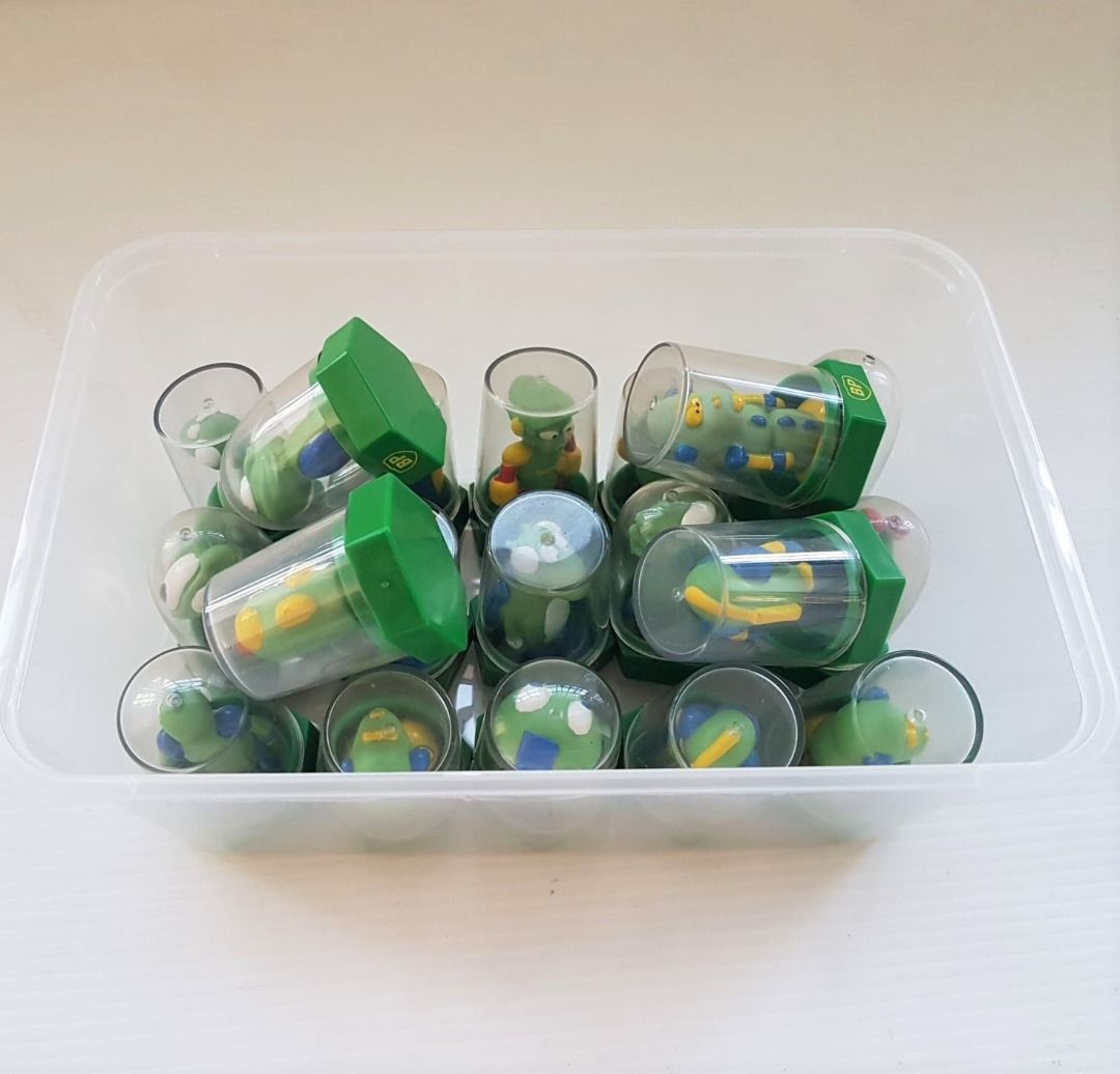 BP alien critters, BP Collectibles, Green Aliens, each in a capsule ...