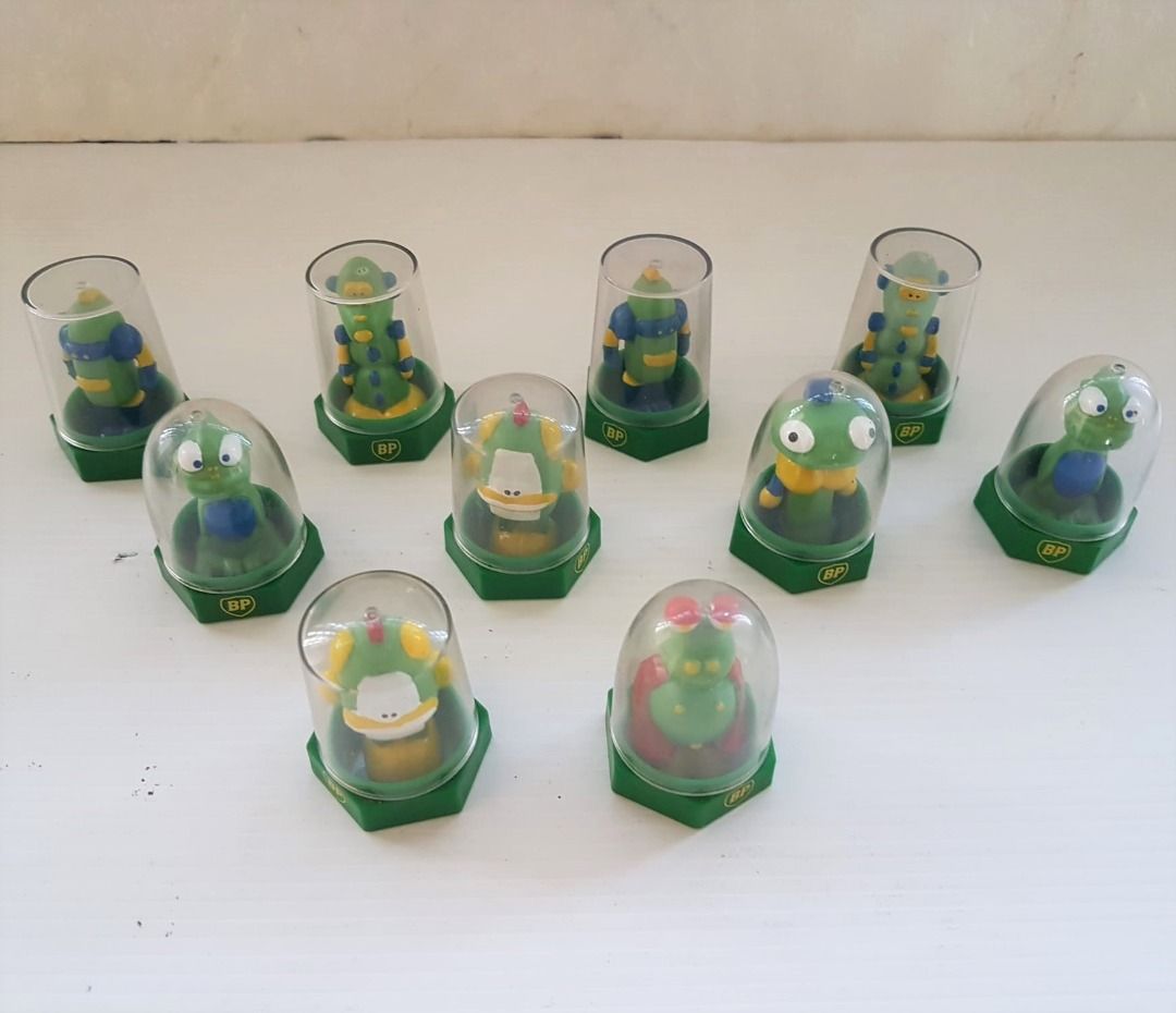 BP alien critters, BP Collectibles, Green Aliens, each in a capsule ...