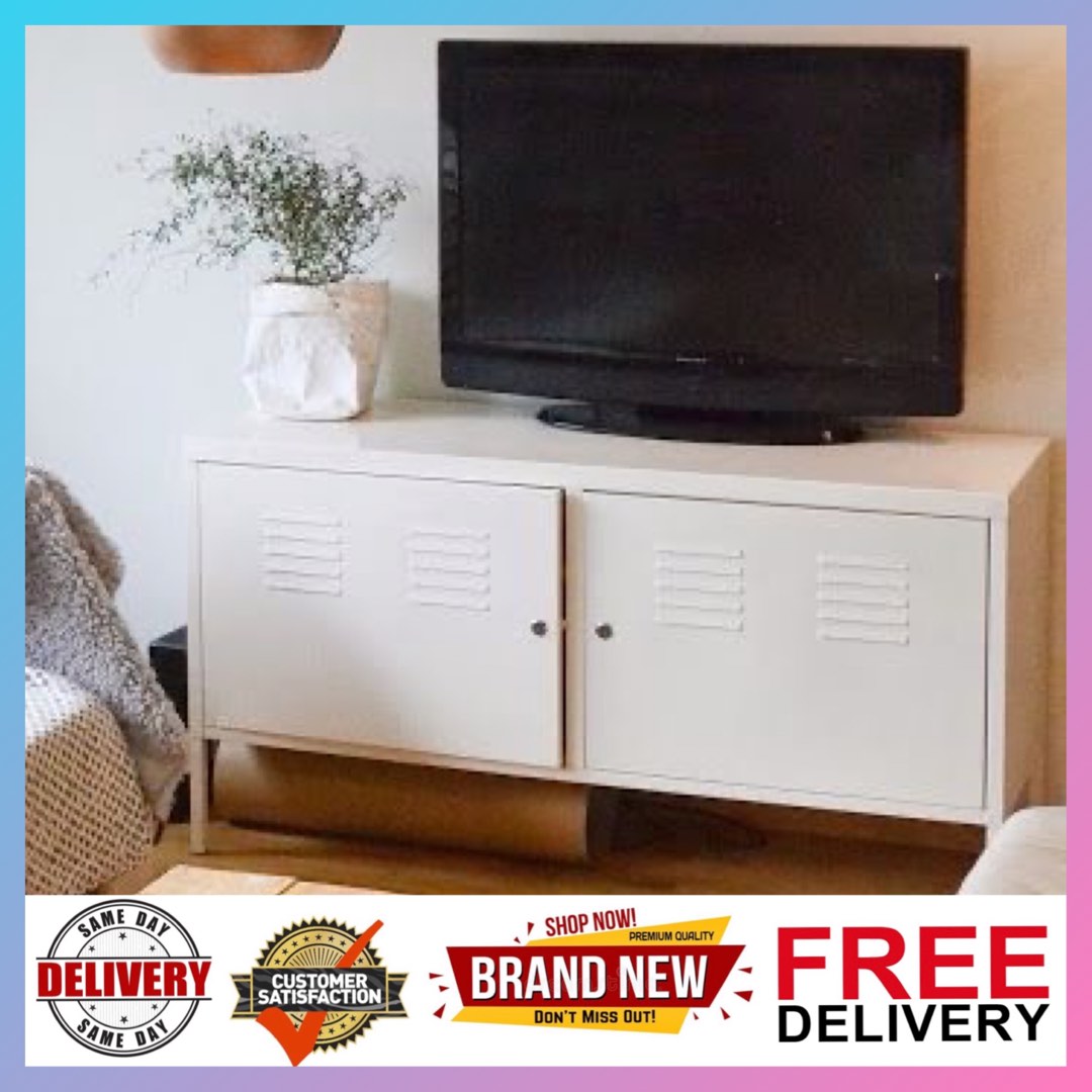 Brand new free delivery, Tv console white come with lock, tv console ...