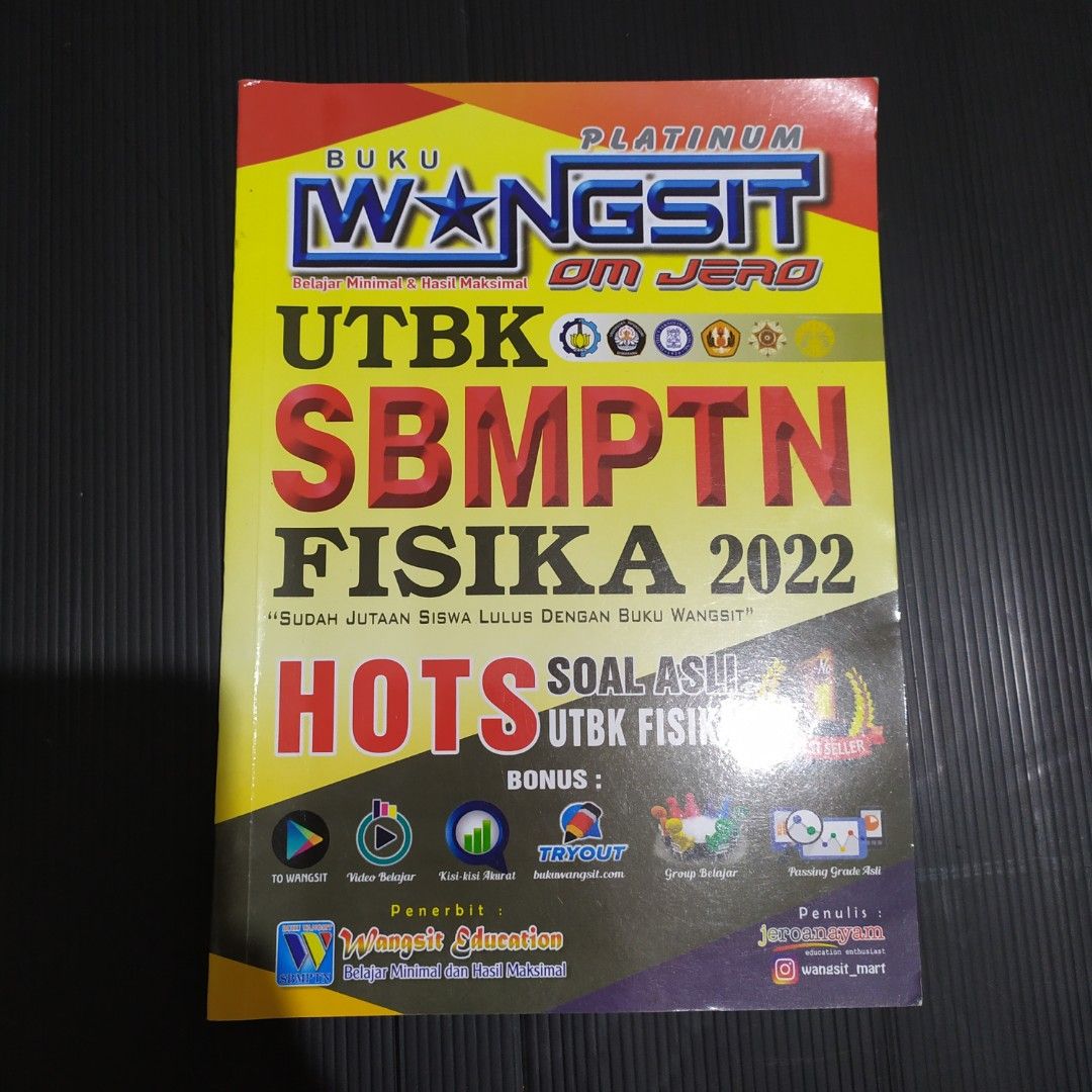 Buku Wangsit Om Jero Fisika UTBK SBMPTN SNBT 2022, Buku & Alat Tulis ...