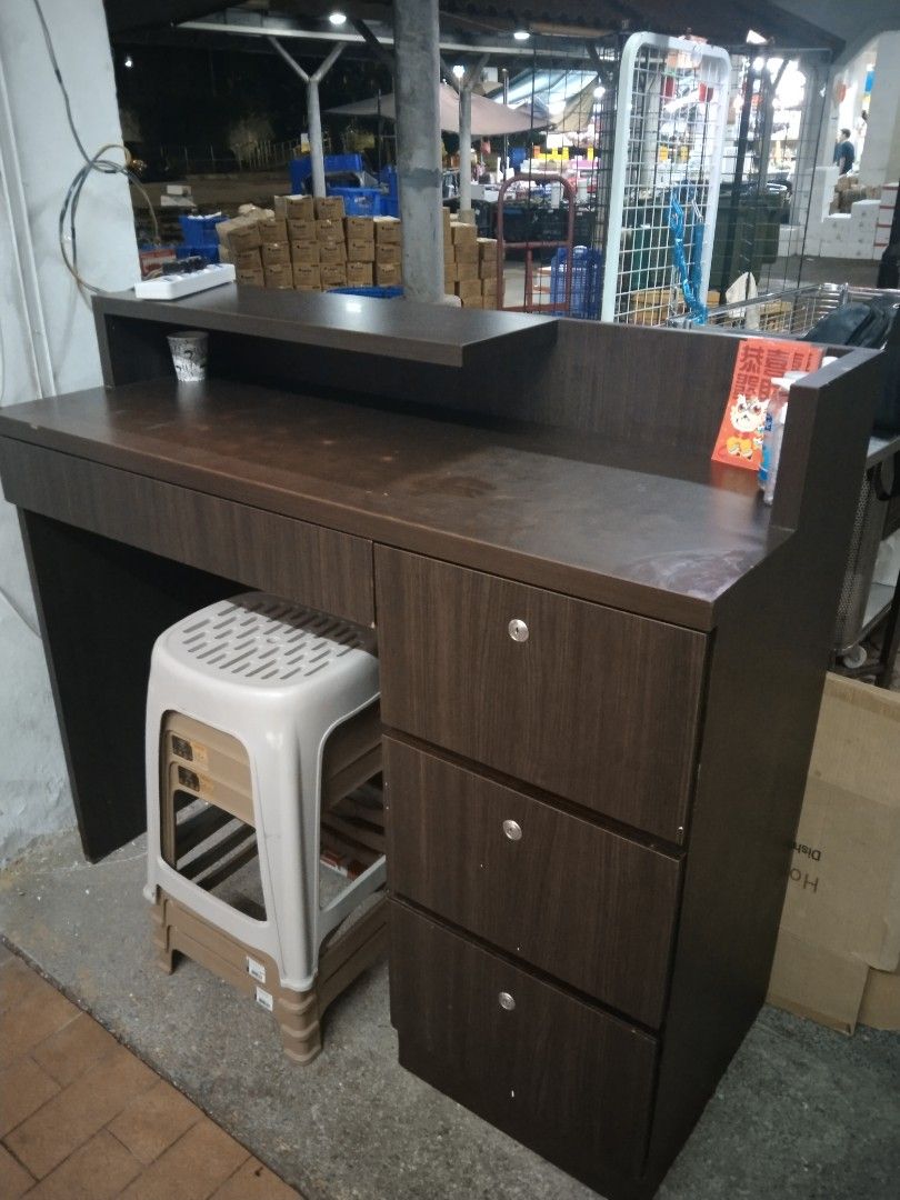 Cashier counter, Furniture & Home Living, Furniture, Tables & Sets on ...