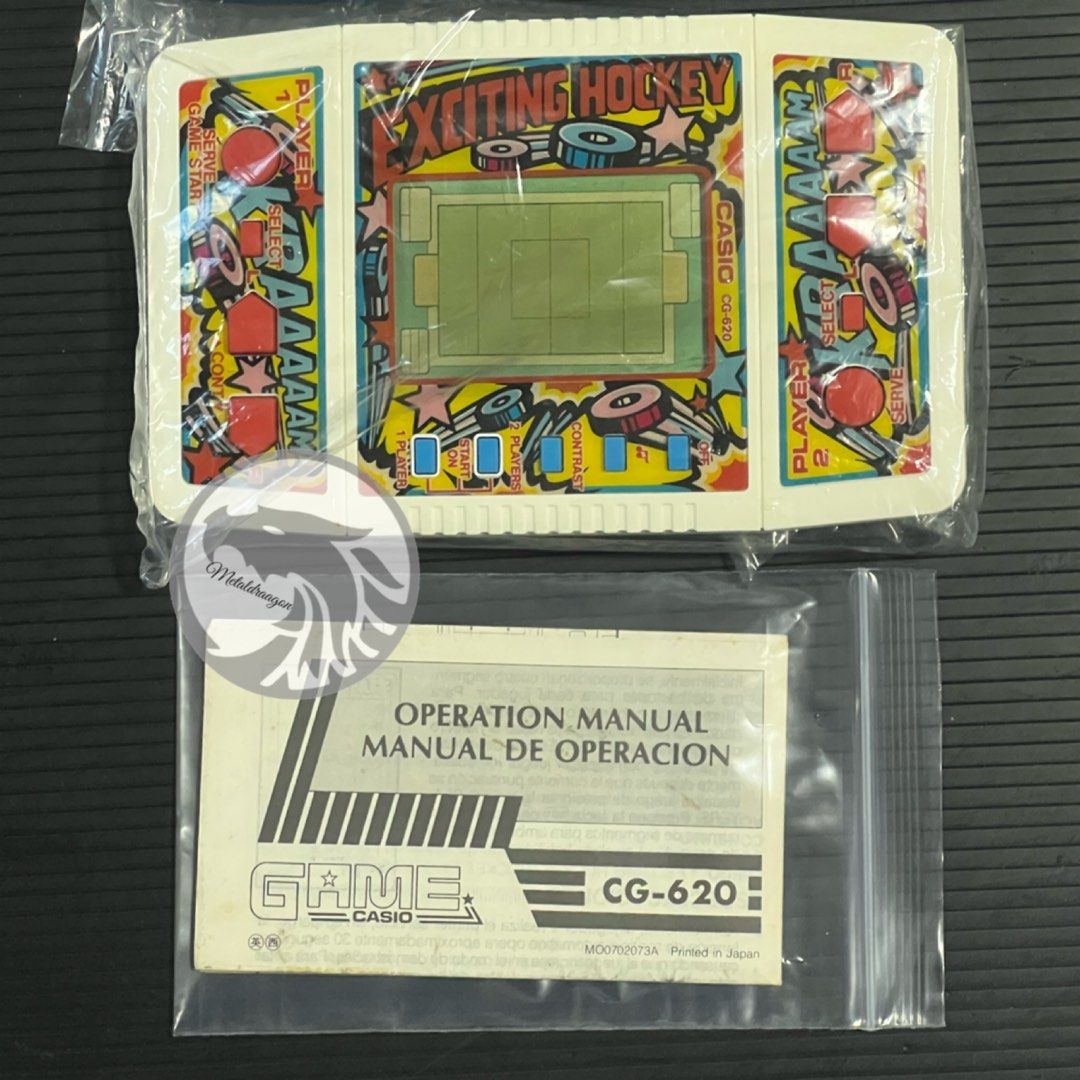 Casio JAPAN | Electronic Game & Watch Vintage Exciting Hockey LCD game ...