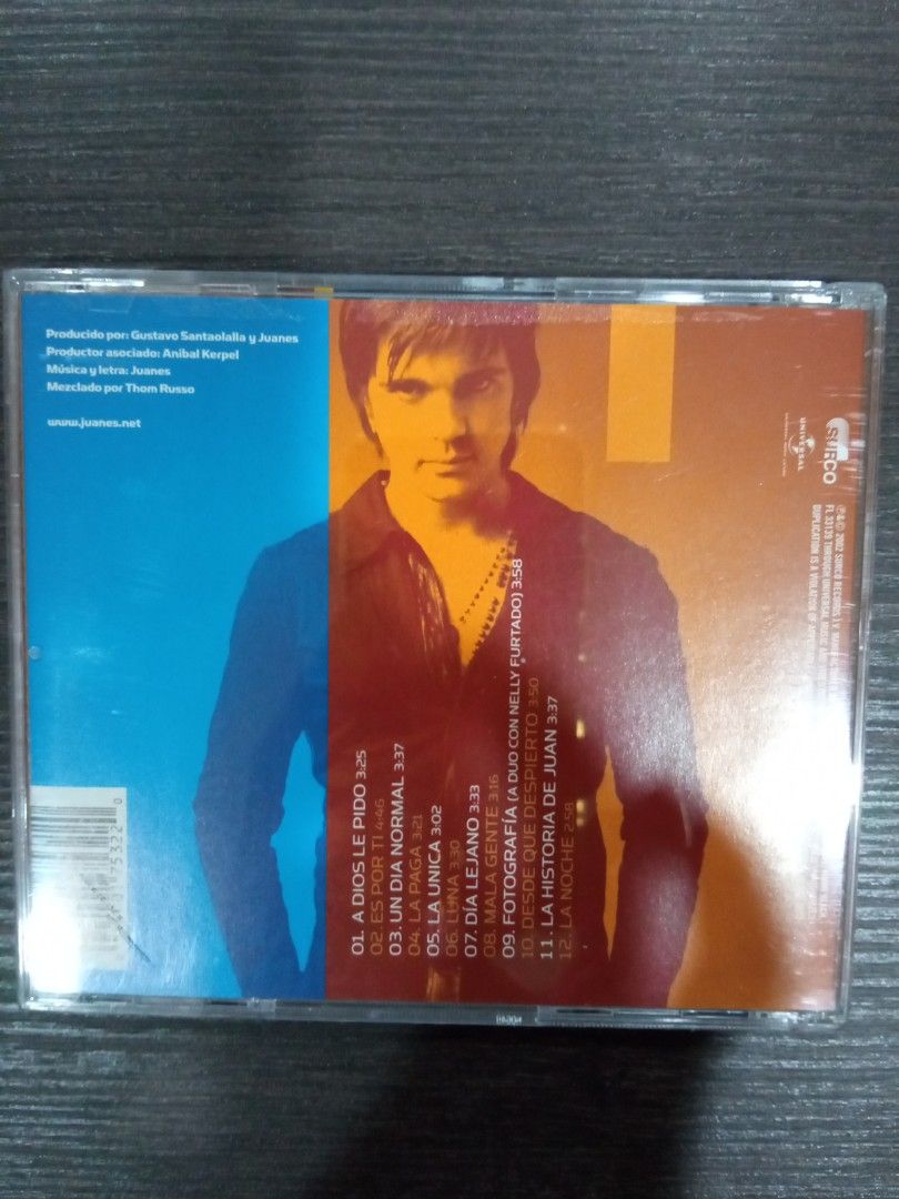 CD Juanes - Un dia normal, Hobbies & Toys, Music & Media, CDs & DVDs on ...