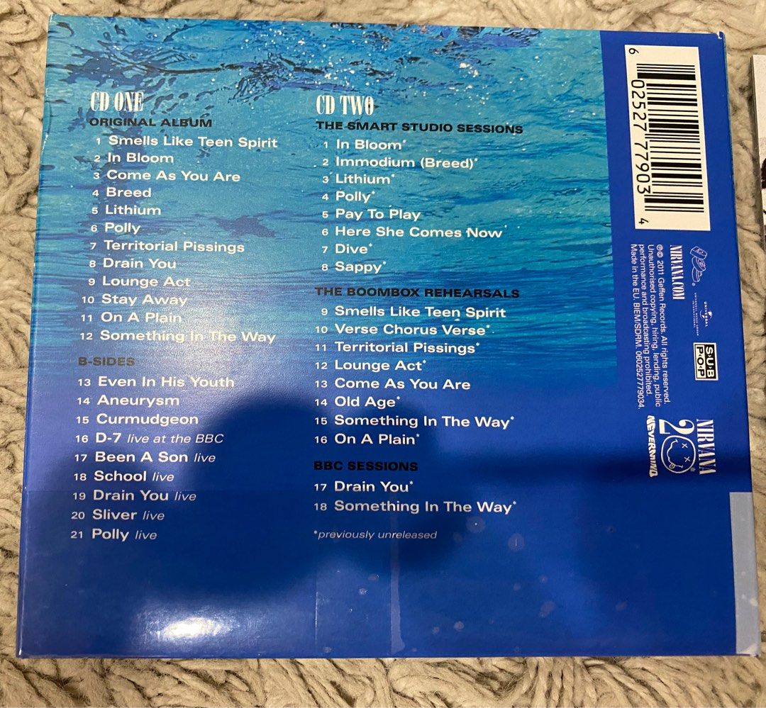 CD: Limited Edition - (Reserved) grunge, rock, 90’s : Nirvana Nevermind ...