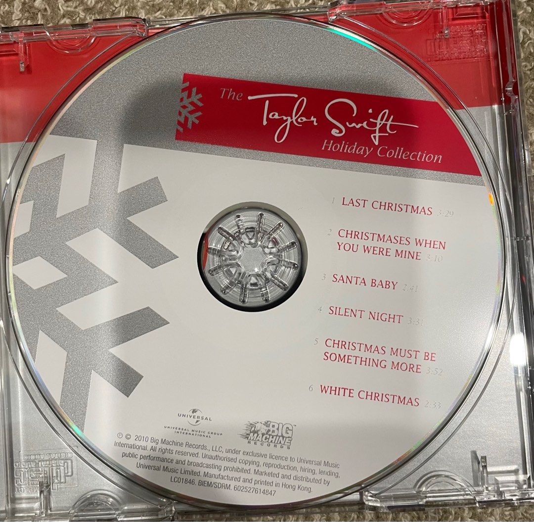 CD: pop, (RESERVED) Taylor Swift Holiday Collection, Hong Kong pressing, Hobbies & Toys, Music ...