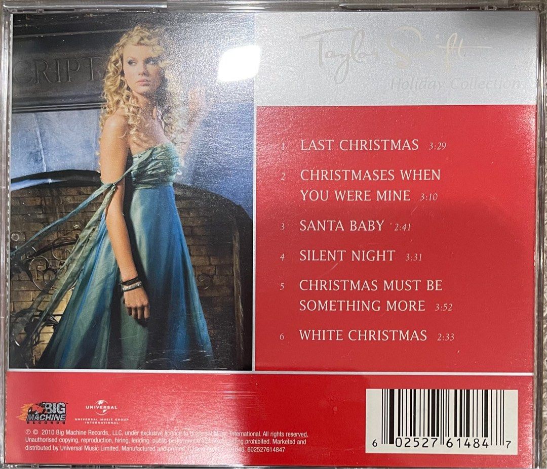 CD: pop, (RESERVED) Taylor Swift Holiday Collection, Hong Kong pressing, Hobbies & Toys, Music ...