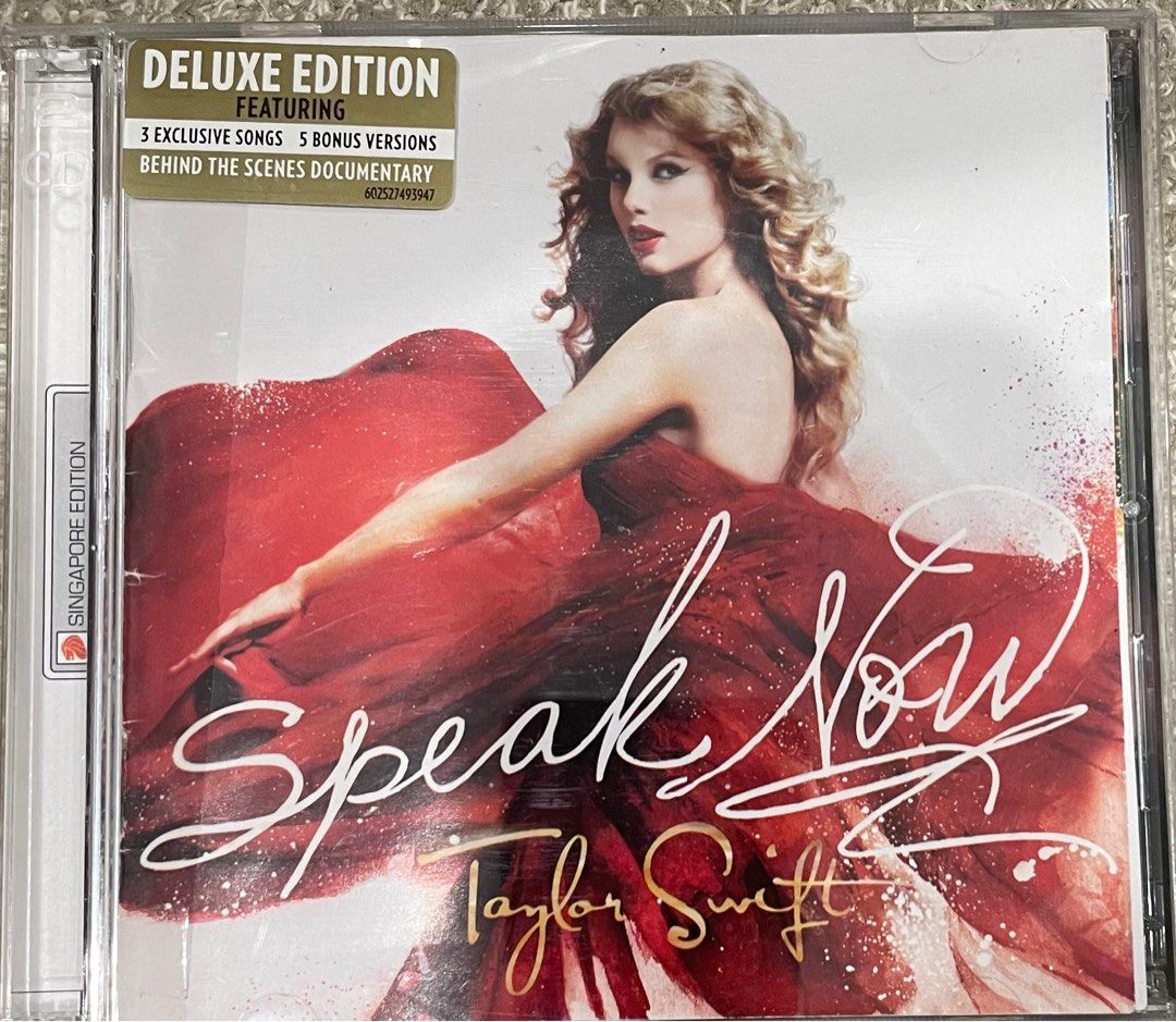 CD: Taylor Swift Speak Now Deluxe Edition Double CD bonus tracks ...