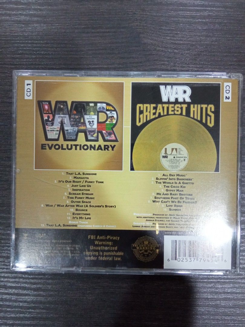CD War - Evolutionary (2 CDs), Hobbies & Toys, Music & Media, CDs & DVDs on Carousell