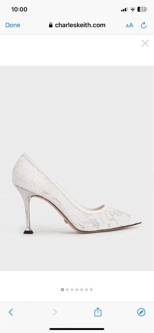 Charles & Keith Bridal Shoes on Carousell