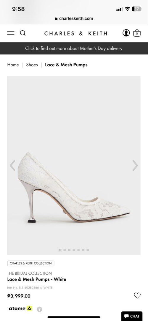 Charles & Keith Bridal Shoes on Carousell