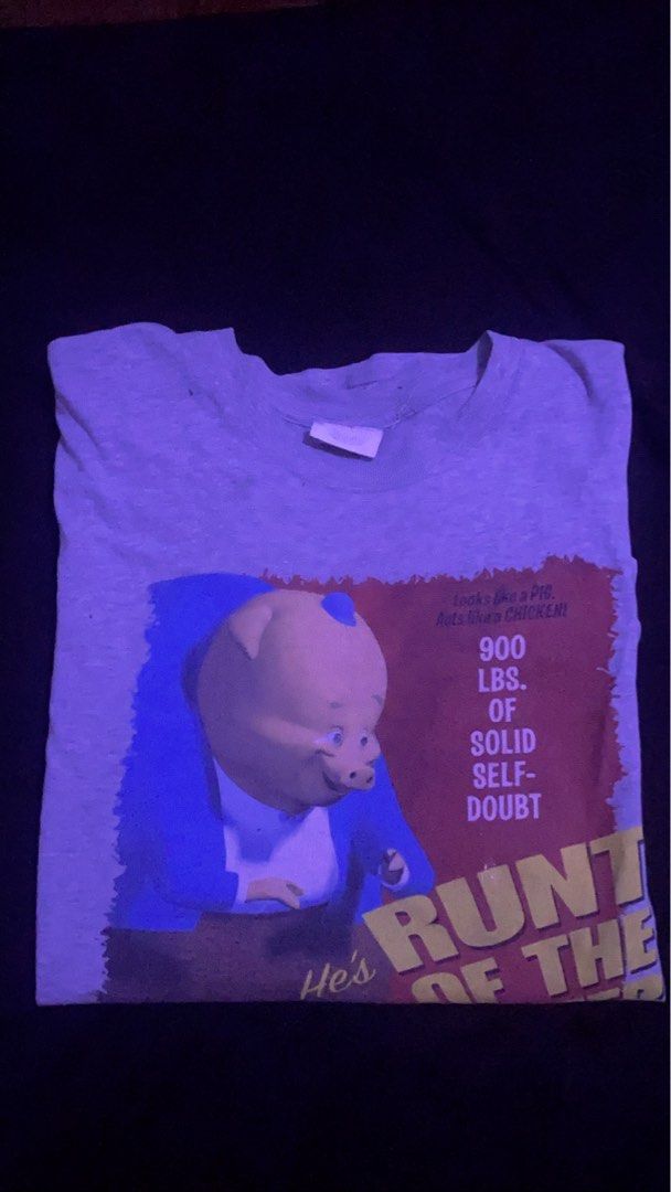 Chicken Little Movie Promo Shirt XL, Men's Fashion, Tops & Sets ...