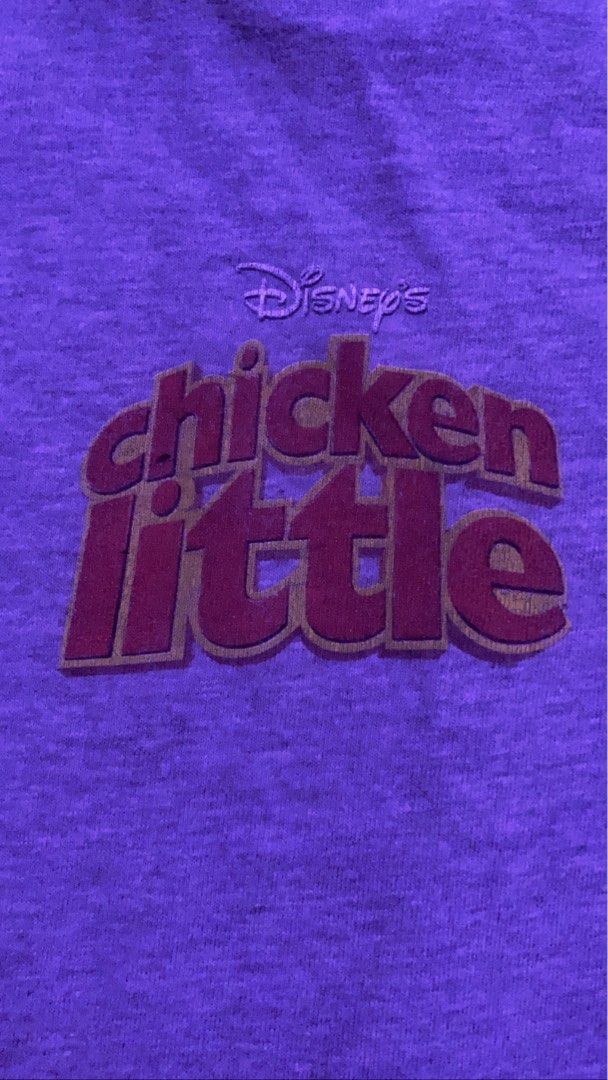Chicken Little Movie Promo Shirt XL, Men's Fashion, Tops & Sets ...