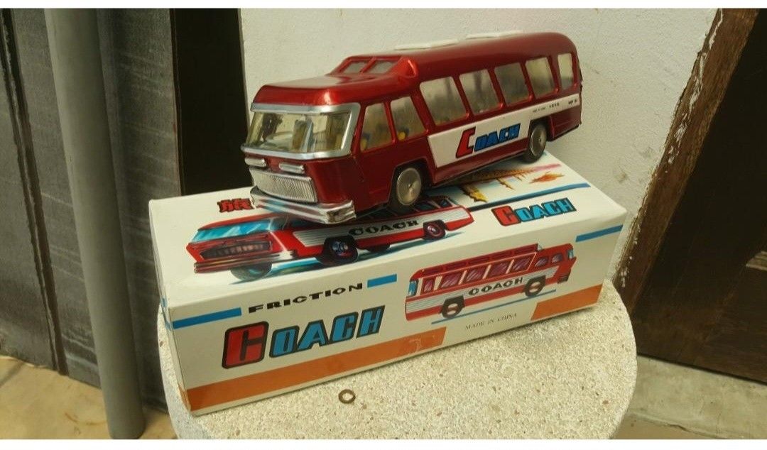 China made tin toy bus, Hobbies & Toys, Memorabilia & Collectibles, Vintage Collectibles on ...
