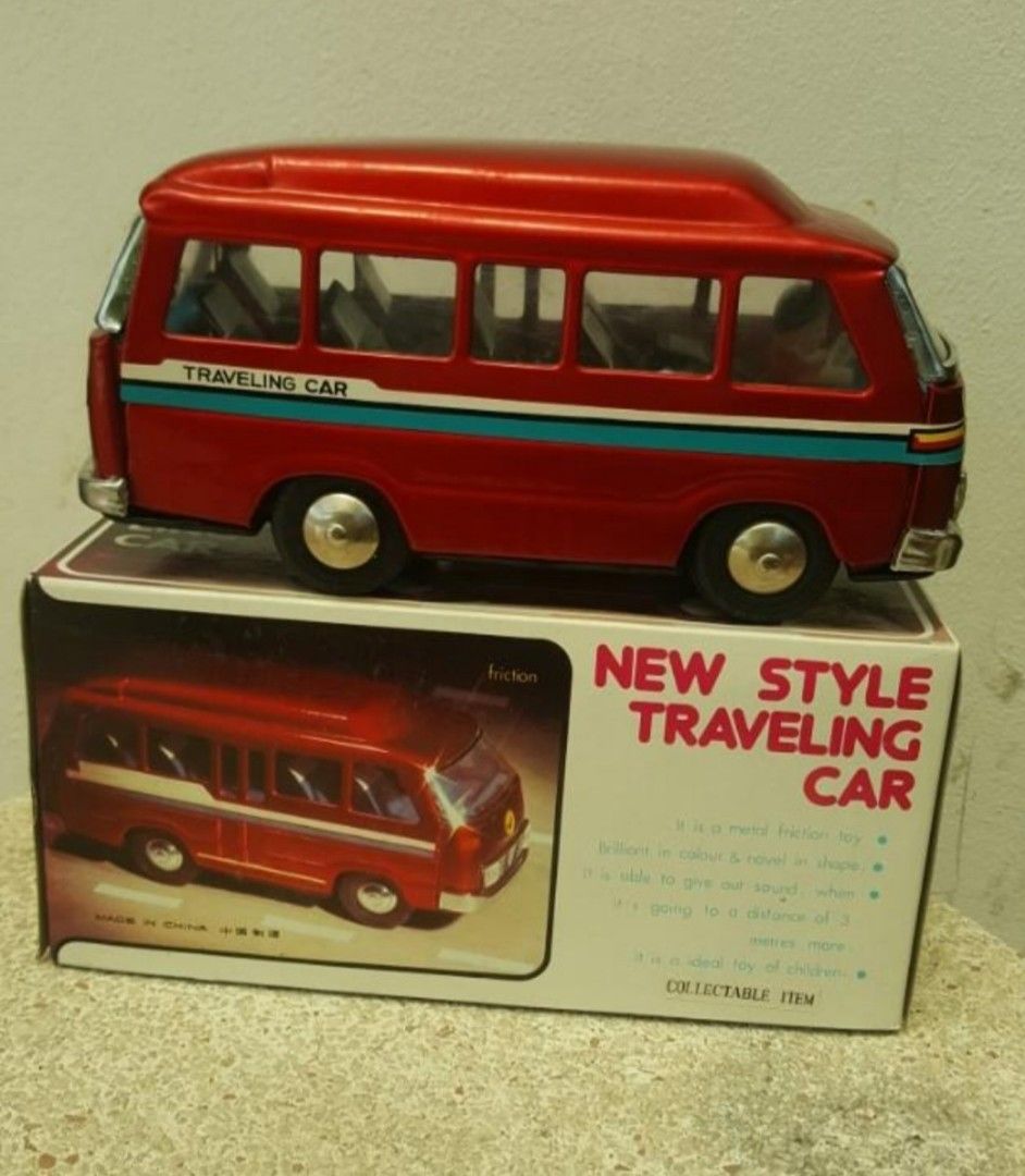 China made Tin Toy bus., Hobbies & Toys, Memorabilia & Collectibles ...