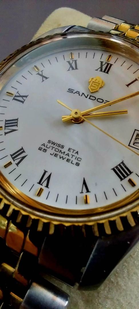 Circa 90's Sandoz Datejust Swiss Made (Mint Condition) on Carousell