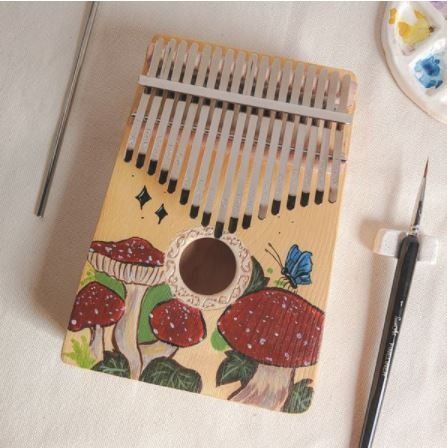 Clifton 17 Keys Basswood Kalimba design on your own with DIY paint set ...