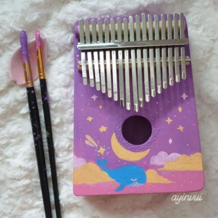 Clifton 17 Keys Basswood Kalimba design on your own with DIY paint set ...