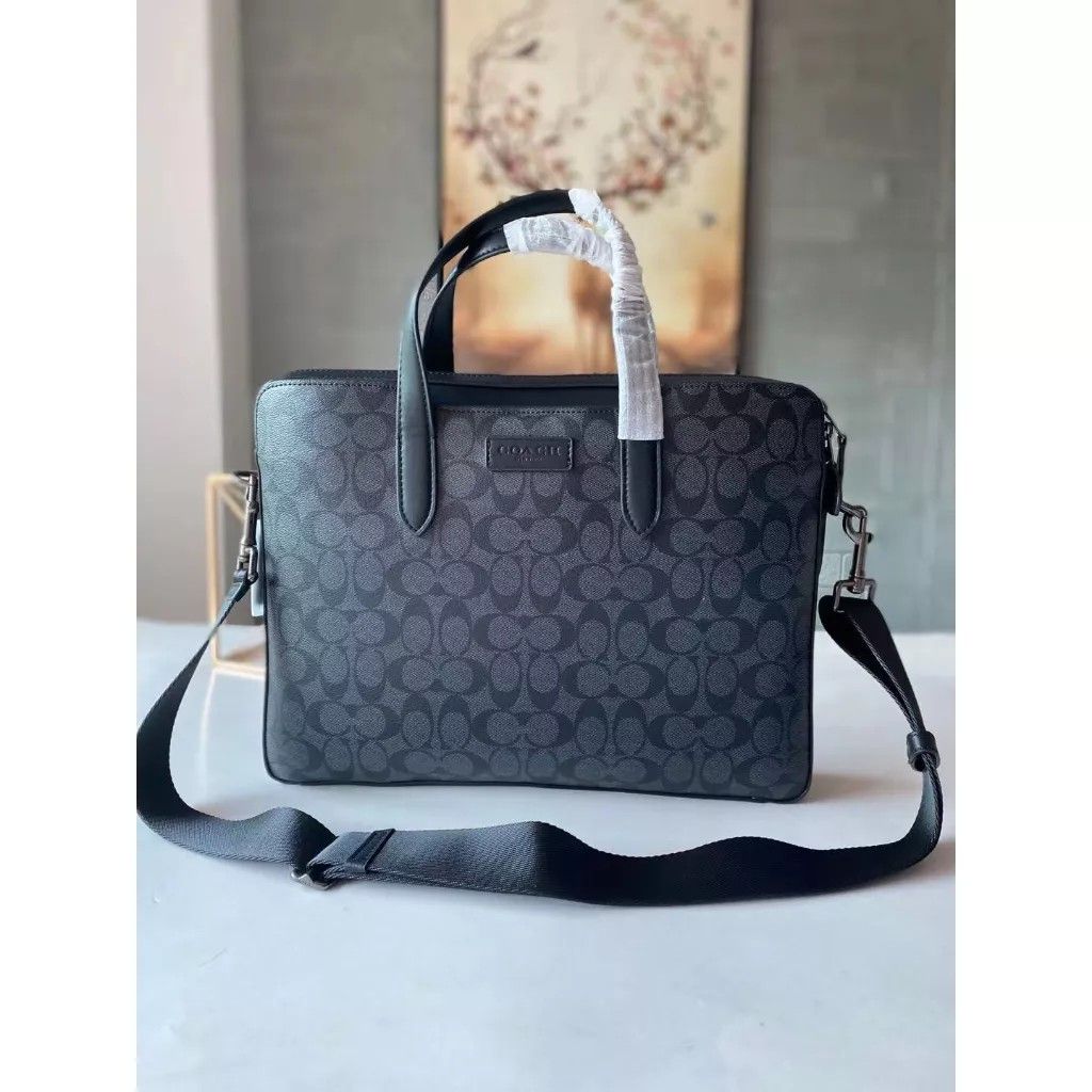 Coach Men Briefcase, Men's Fashion, Bags, Briefcases on Carousell