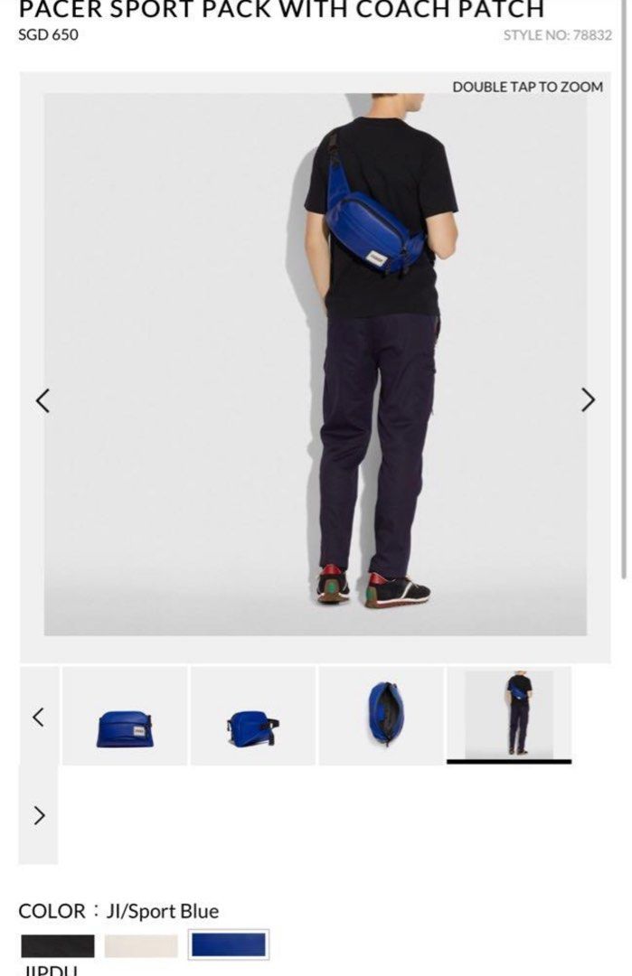 Coach Pacer Sport Pack / Bum Bag, Men's Fashion, Bags, Belt bags ...