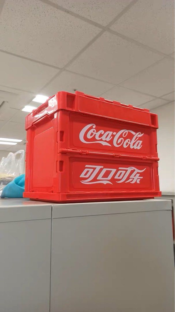 Coca Cola vintage folding box, Furniture & Home Living, Home ...