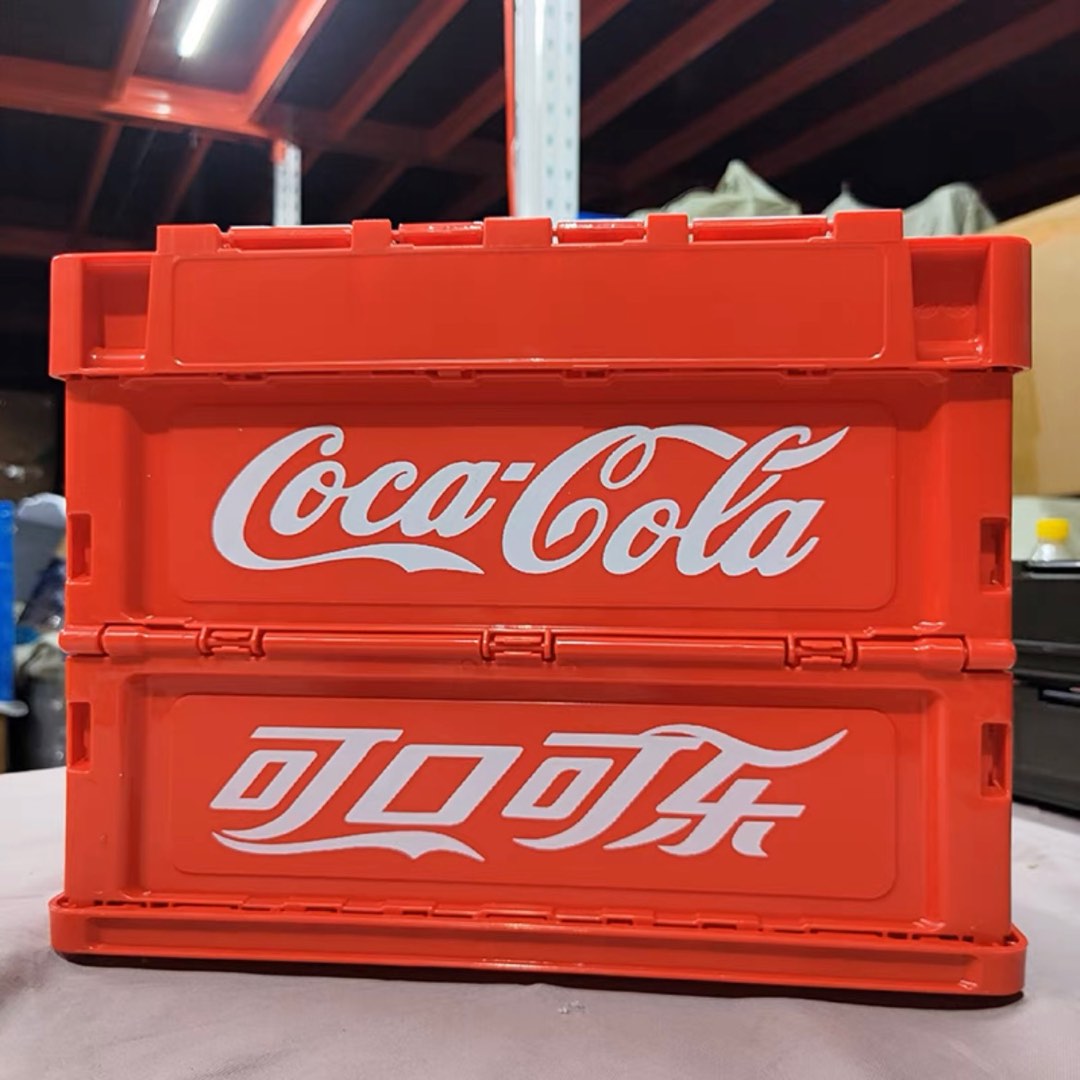 Coca Cola vintage folding box, Furniture & Home Living, Home ...