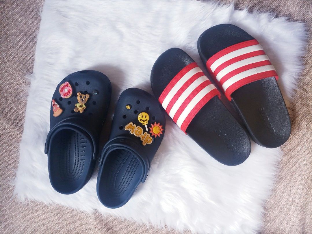 Crocs orig & adidas, Babies & Kids, Babies & Kids Fashion on Carousell
