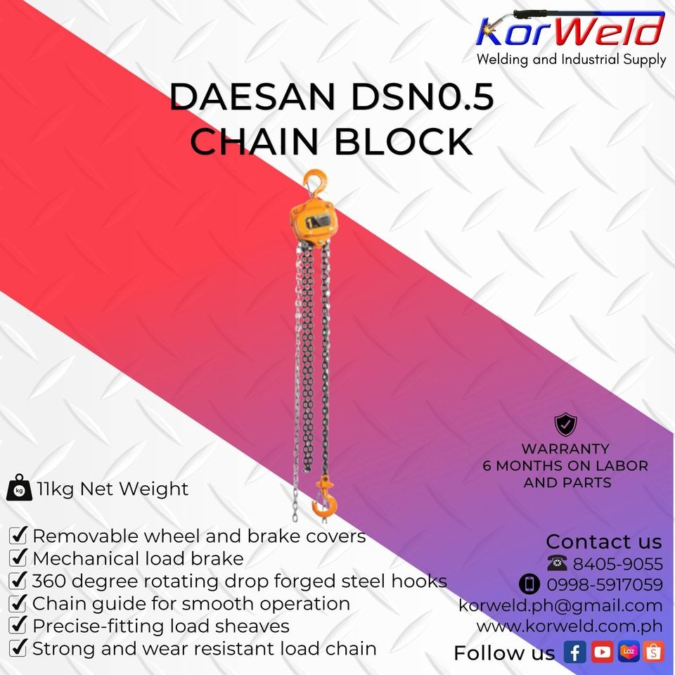 Daesan Chain Block DSN0.5, Commercial & Industrial, Construction Tools ...