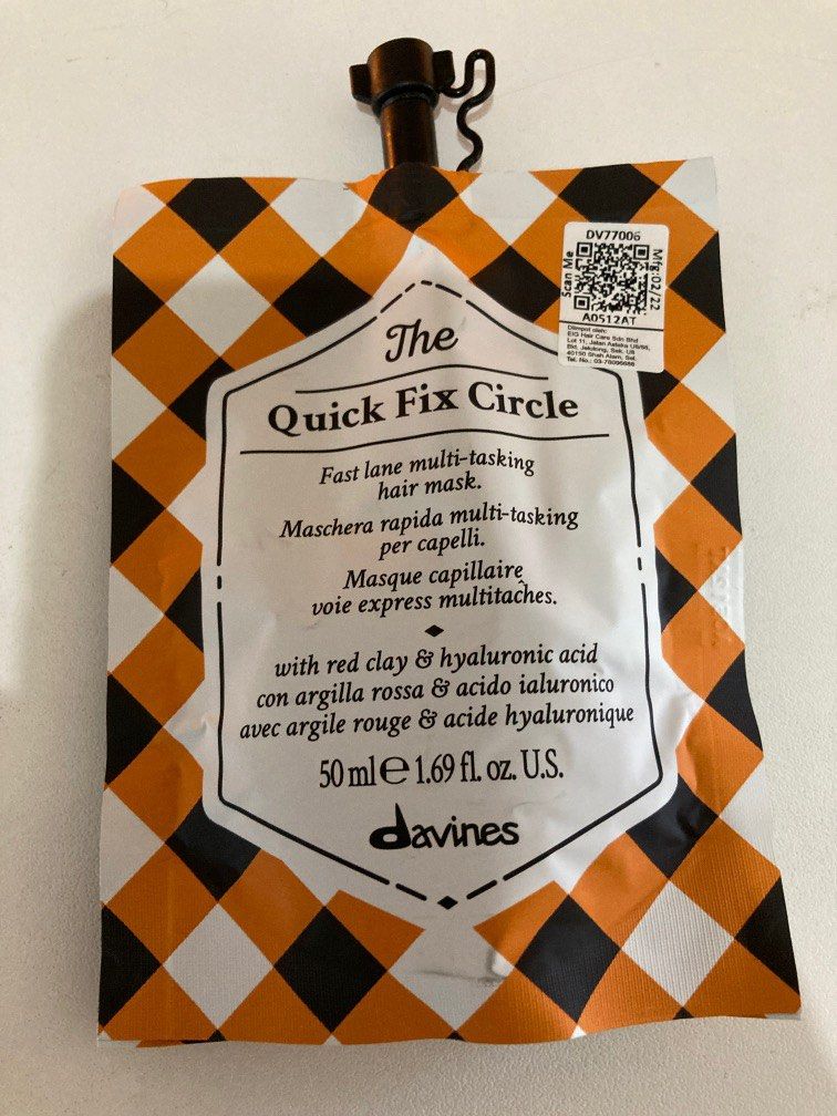 Davines The Quick Fix Hair Mask, Beauty & Personal Care, Hair on Carousell