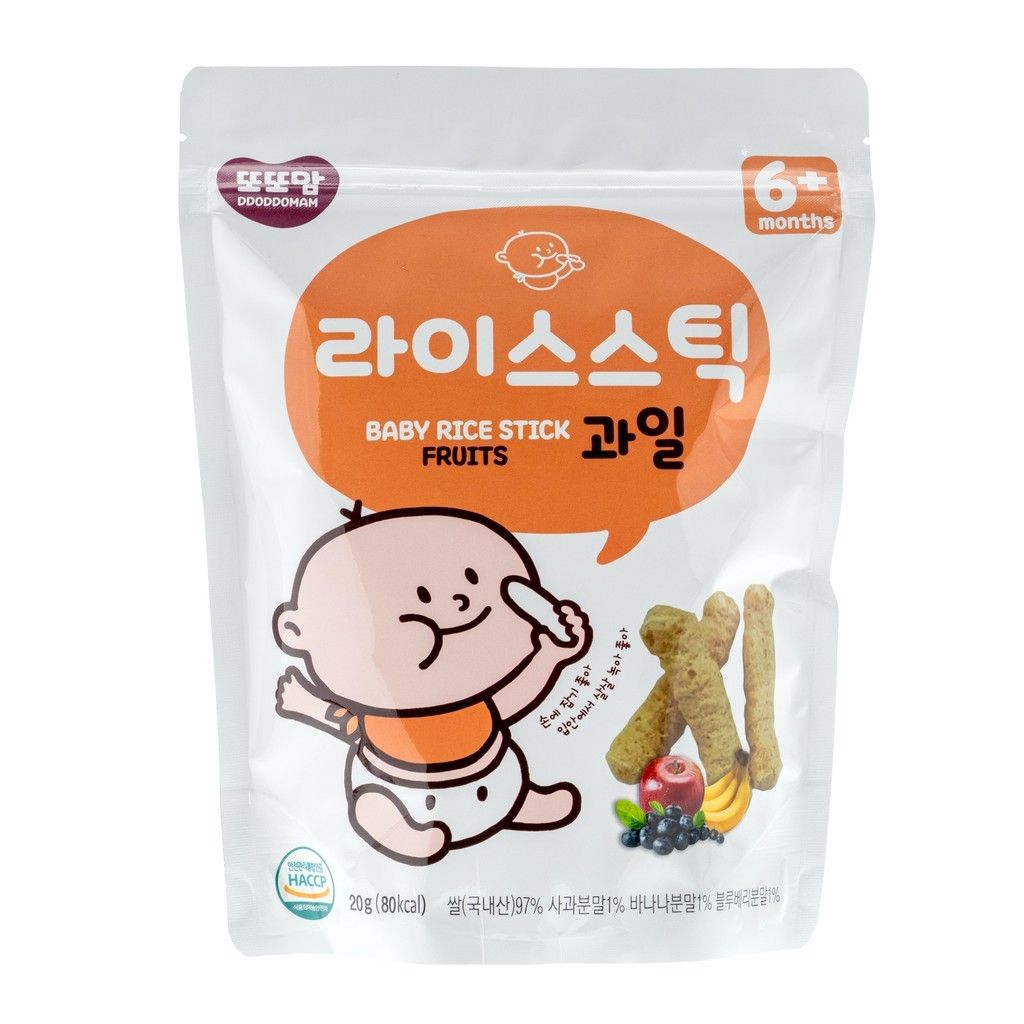 Ddoddoman baby rice cracker biscuit Korean baby biscuit melt in mouth ...