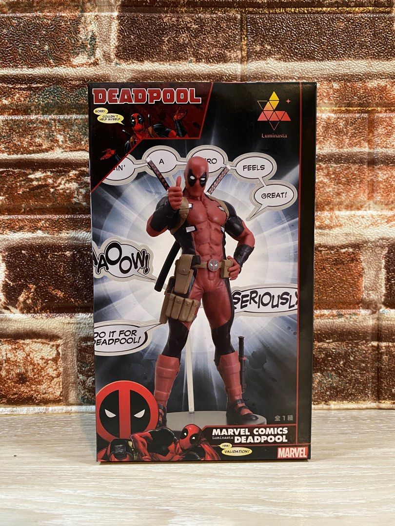 MARVEL COMICS Deadpool Luminasta Figure Sega , Hobbies & Toys, Toys ...