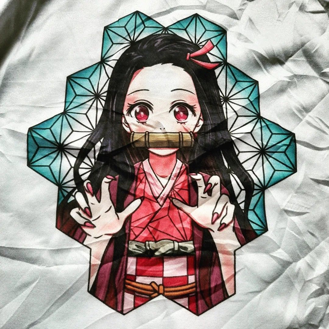 Demon Slayer Nezuko Hoodie Fesyen Pria Pakaian Atasan Di Carousell
