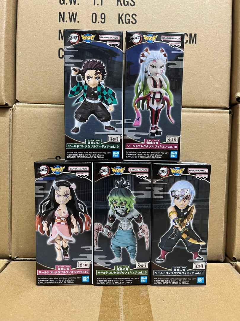 Demon Slayer World Collectable Figure Vol.10 Tanjiro Daki Nezuko Gyutaro Tengen Uzui WCF Kimetsu ...