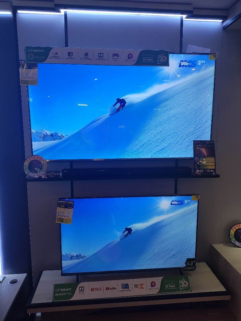 DEVANT 4K UHD & QLED TV FREE SOUND BAR & WALL BRACKET, TV & Home ...