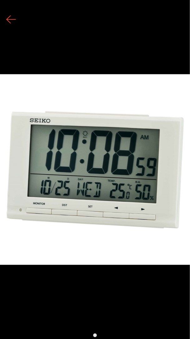 Digital Clock SEIKO, Furniture & Home Living, Home Decor, Clocks on ...