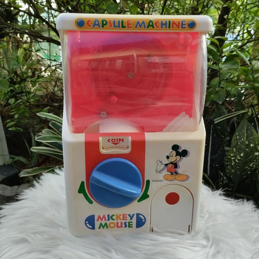 DISNEY Mickey Mouse Capsule Machine, Hobbies & Toys, Toys & Games on ...