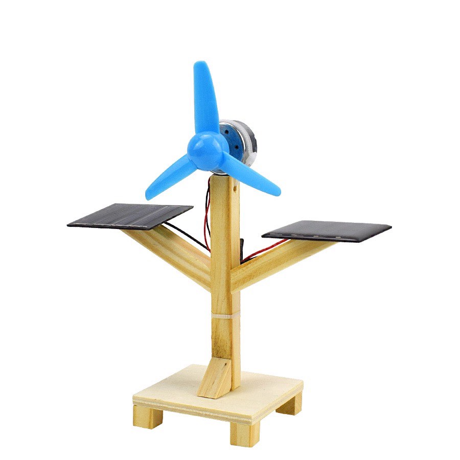 DIY Solar-powered Fan Model Kit Science Toys for Boys Creative Physics ...