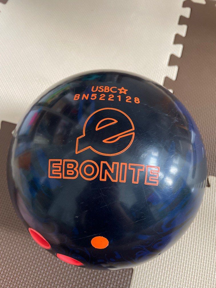 Ebonite Omni Bowling Ball (15lb) with bag, Sports Equipment, Sports & Games, Billiards & Bowling ...