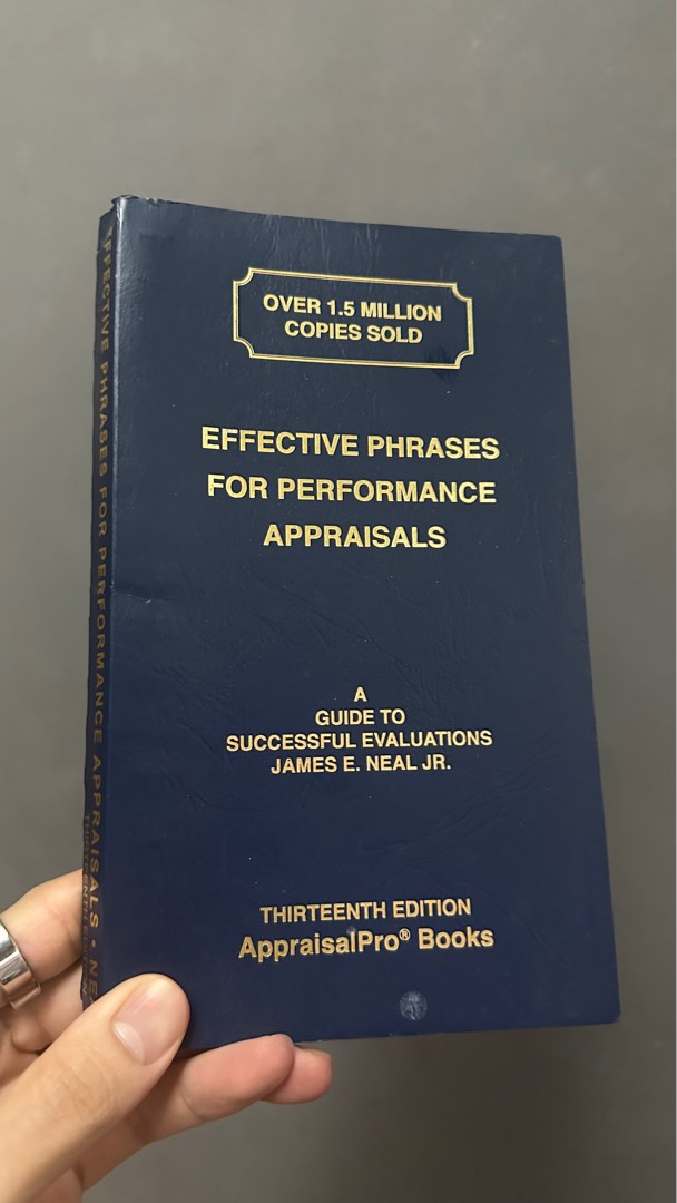 effective phrases for performance appraisals, Hobbies & Toys, Books ...