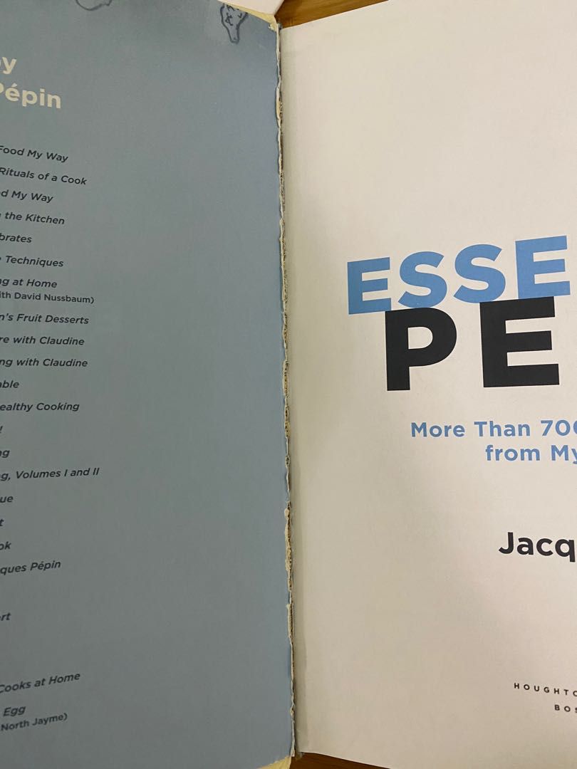 Essential Pepin cookbook, Hobbies & Toys, Books & Magazines, Fiction ...