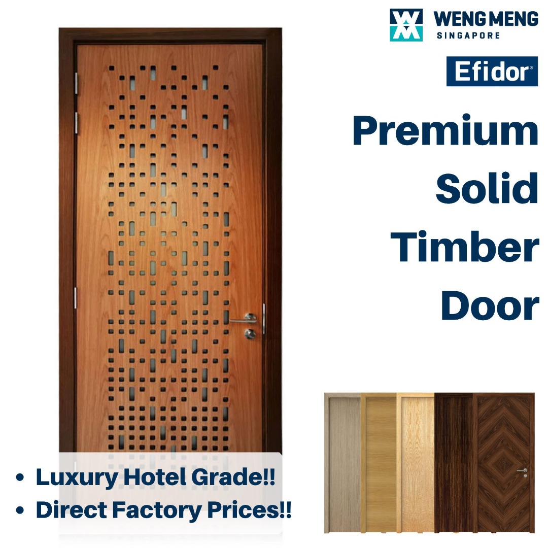 Premium Solid Timber Door, Furniture & Home Living, Security & Locks ...